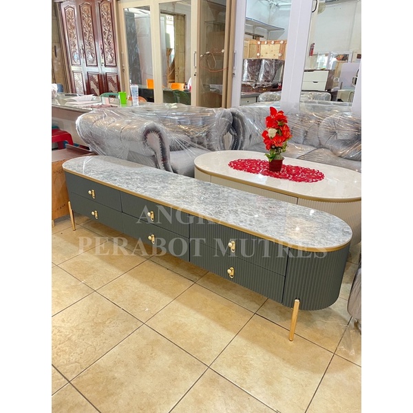 Jual Buffet TV Marmer modern design | Shopee Indonesia