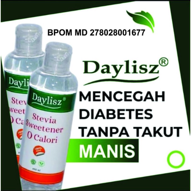 Jual Gula Stevia Pemanis alami 250 ml cocok untuk diet dan cegah diabet ...