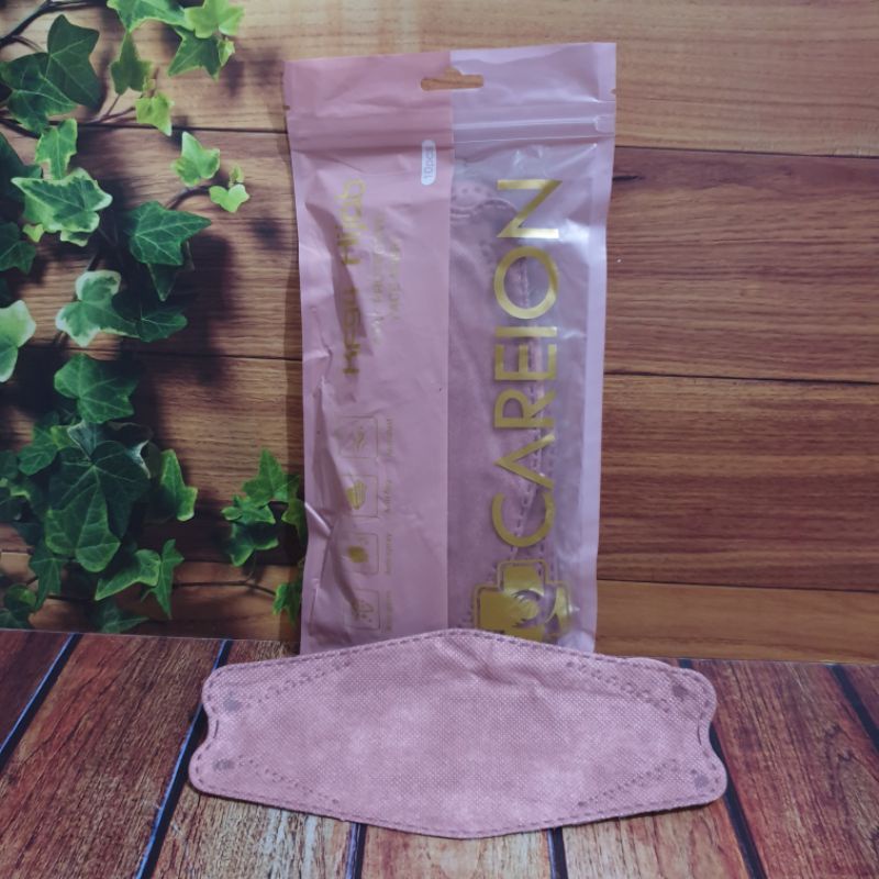 Jual Masker Kf94 Kf 94 Kn94 4 Ply Hijab Headloop Warna Shrimpink Putih ...