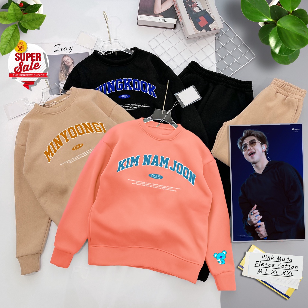 Jual Sweater ( Tebal ) Kim Nam Joon BT5 BT21 Sweater Unisex | Dhea ...