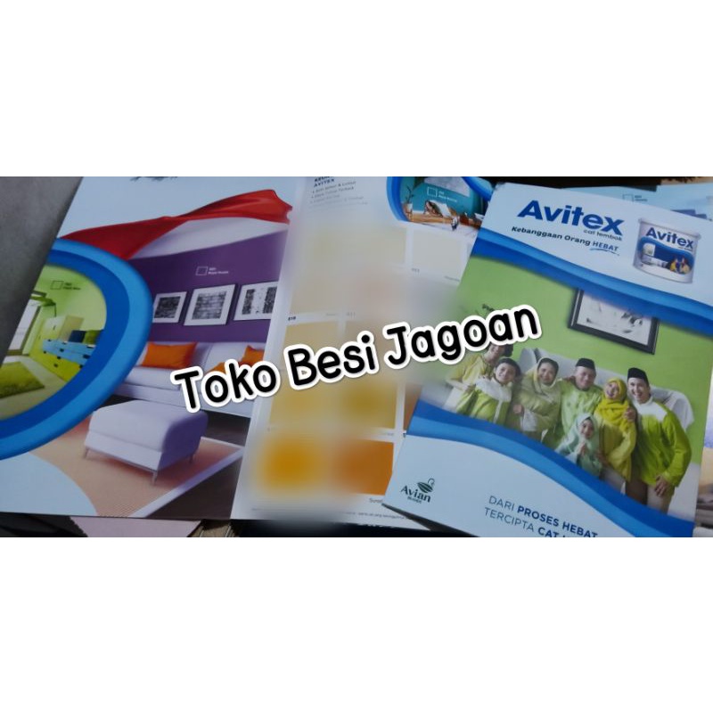 Jual Katalog Warna Avian, Avitex, Lenkote, NoDrop, Altex, Paragon, Polibest, Nippon, Dulux ...