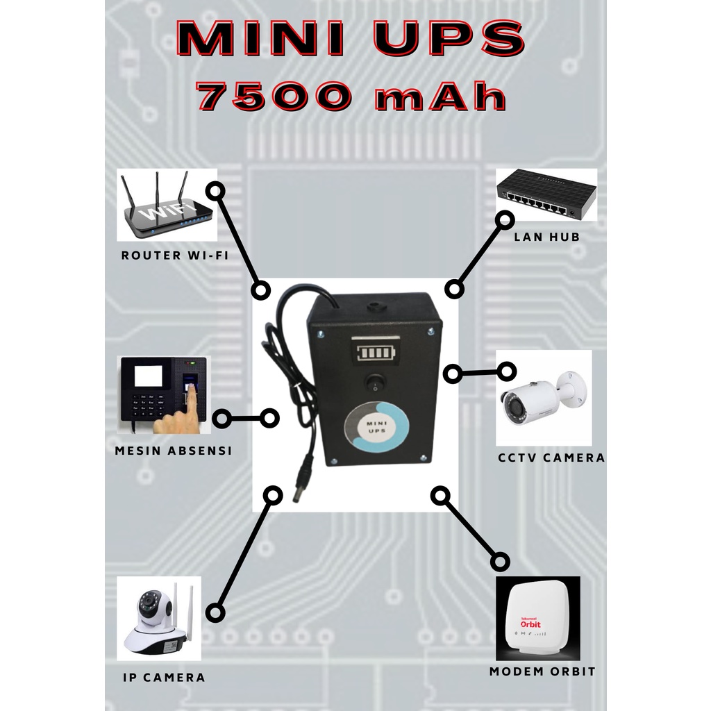 Jual UPS Mini untuk Backup Router Modem CCTV Wifi | Shopee Indonesia