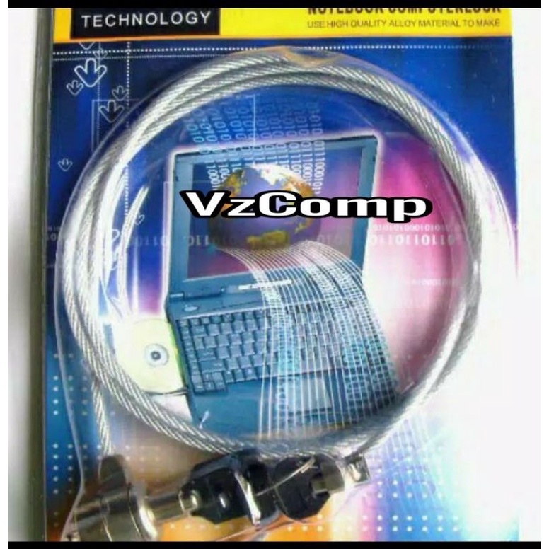 Jual Gembok Kunci Laptop Notebook Aman Anti Maling Lock | Shopee Indonesia