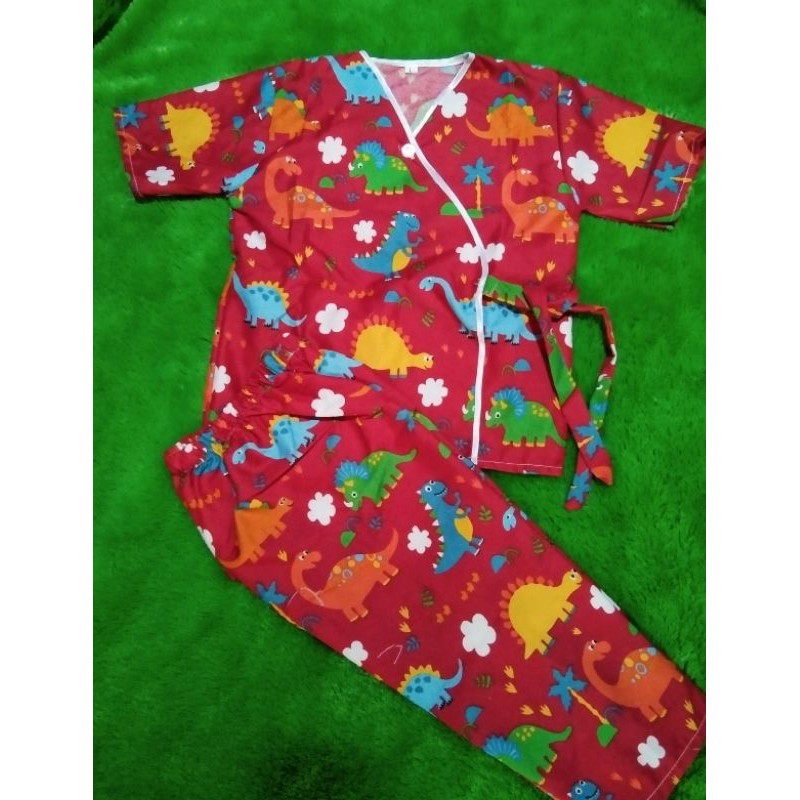 Jual KIMONO DINO MERAH SIZE L | Shopee Indonesia