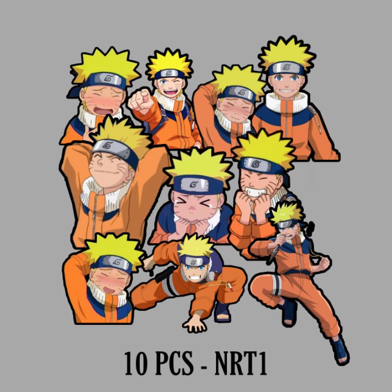 Jual ISI 10 PCS STIKER ANIME NARUTO / STIKER HAPE / STIKER NARUTO LUCU ...