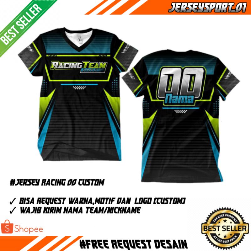Jual Jersey Racing Custom Desain Bebas | Shopee Indonesia