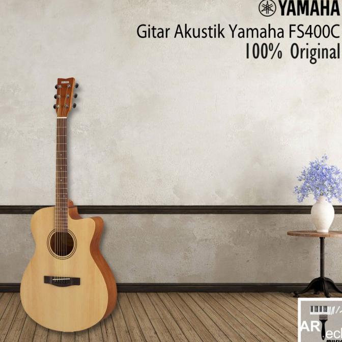 Jual Gitar Akustik Yamaha Fs 400C Original /Fs400C/Fs 400 C Acoustic Guitar Store_Yosa | Shopee ...