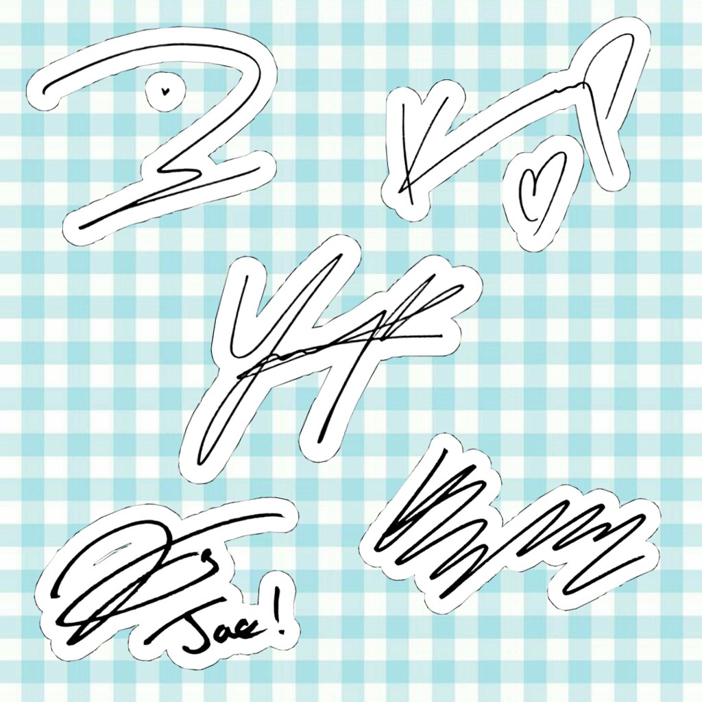 Jual Sticker Transparan Day6 Signatute Tanda Tandan TTD | Shopee Indonesia