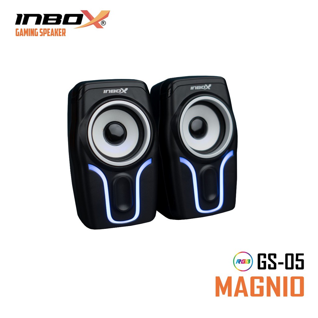 Jual Speaker PC COMPUTER LAPTOP USB INBOX MAGNIO GS-05 GAMING SPEAKER ...
