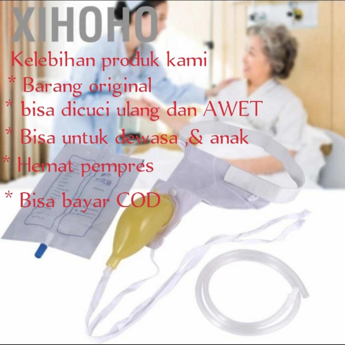 Jual Alat Bantu Kencing Kateter Luar Original Urinal Pee Holder