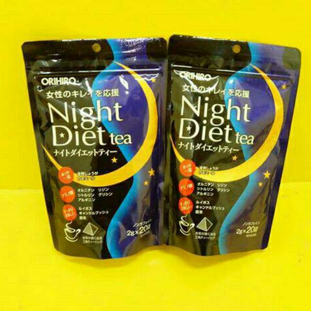 Jual Orihiro Night Diet Tea/ +Beauty (20 tea bags) | Shopee Indonesia