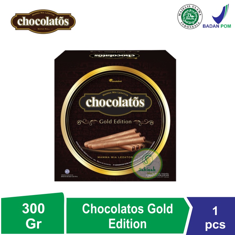 Jual Chocolatos Gold Edition 350gr - Wafer Stick | Shopee Indonesia