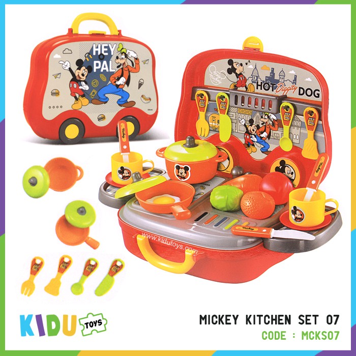 Jual Mainan Anak Mickey Kitchen Set 07 Kidu Toys | Shopee Indonesia