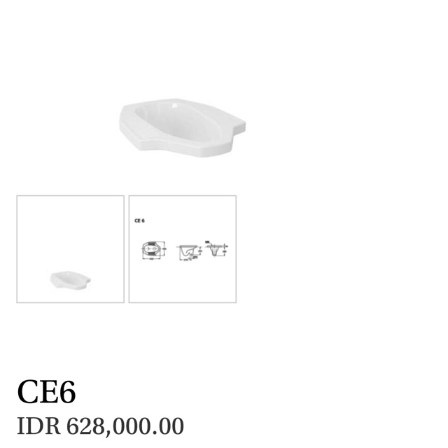 Jual Closet Jongkok TOTO CE 6 Putih ( utk lantai atas) | Shopee Indonesia