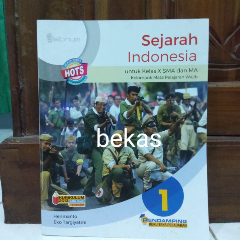Jual Sejarah Kelas 10 X 1 SMA Platinum Tiga Serangkai Kurikulum 2013 Wajib revisi HOTS ...