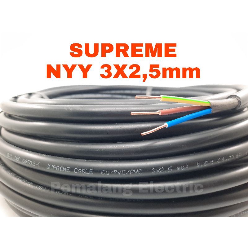 Jual Kabel SUPREME NYY 3X2,5mm Per 1 Meter | Shopee Indonesia