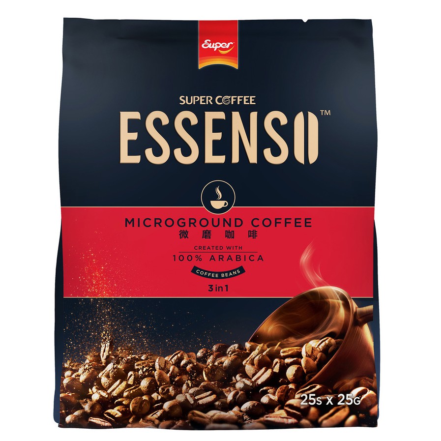 Jual Super 3 in 1 Essenso Microground Coffee 25 x 25g | Shopee Indonesia