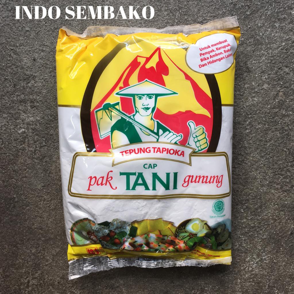 Jual Tepung Tapioka cap tani gunung 20 x 500g / Sagu Tani Gunung 500g ...