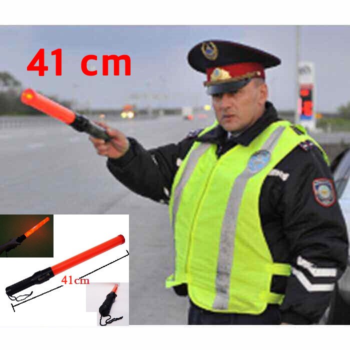 Jual STICK LAMP Security Lampu Lalu Lintas Tongkat Lalin Senter 41 Cm ...