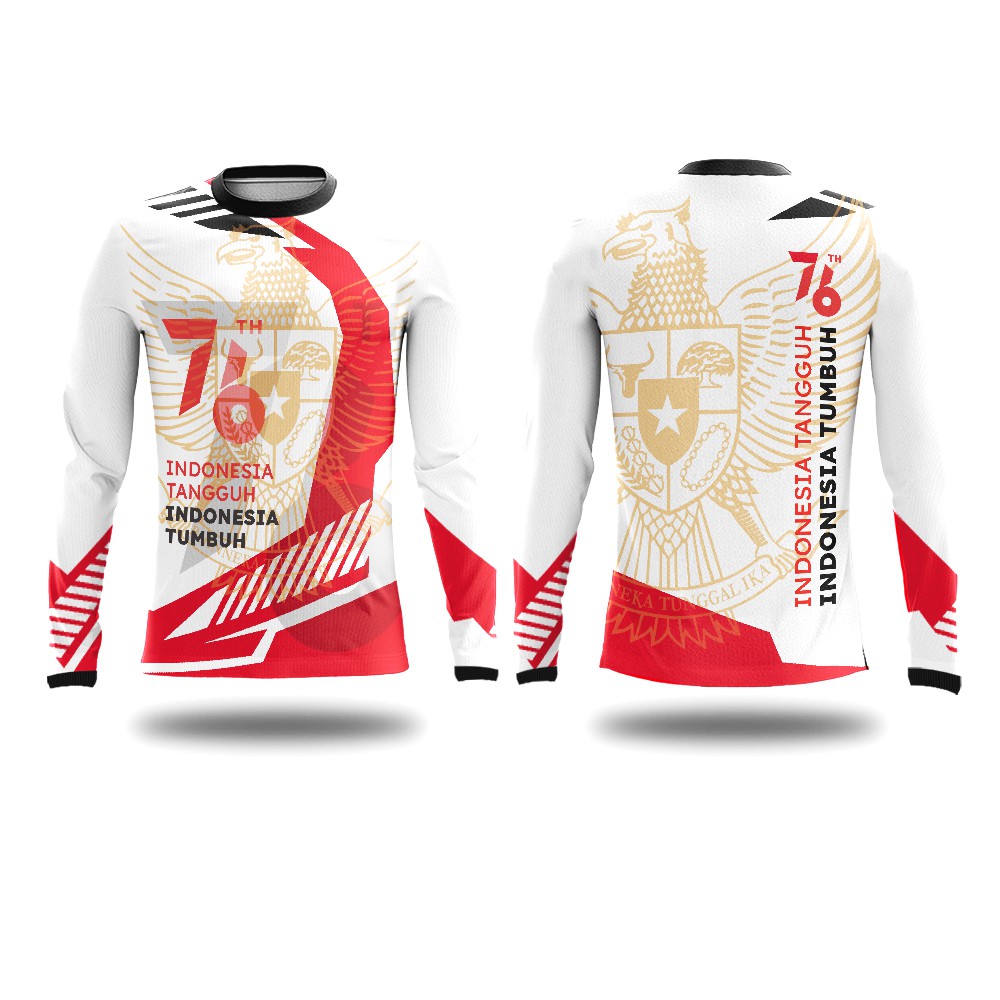 Jual Kaos Baju Jersey Custom Merah Putih Indonesia 17 Agustusan HUT RI ...