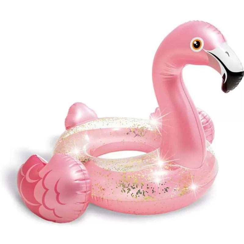 Jual Ban Renang INTEX 56251 Glitter Flamingo Tube 89cm | Shopee Indonesia