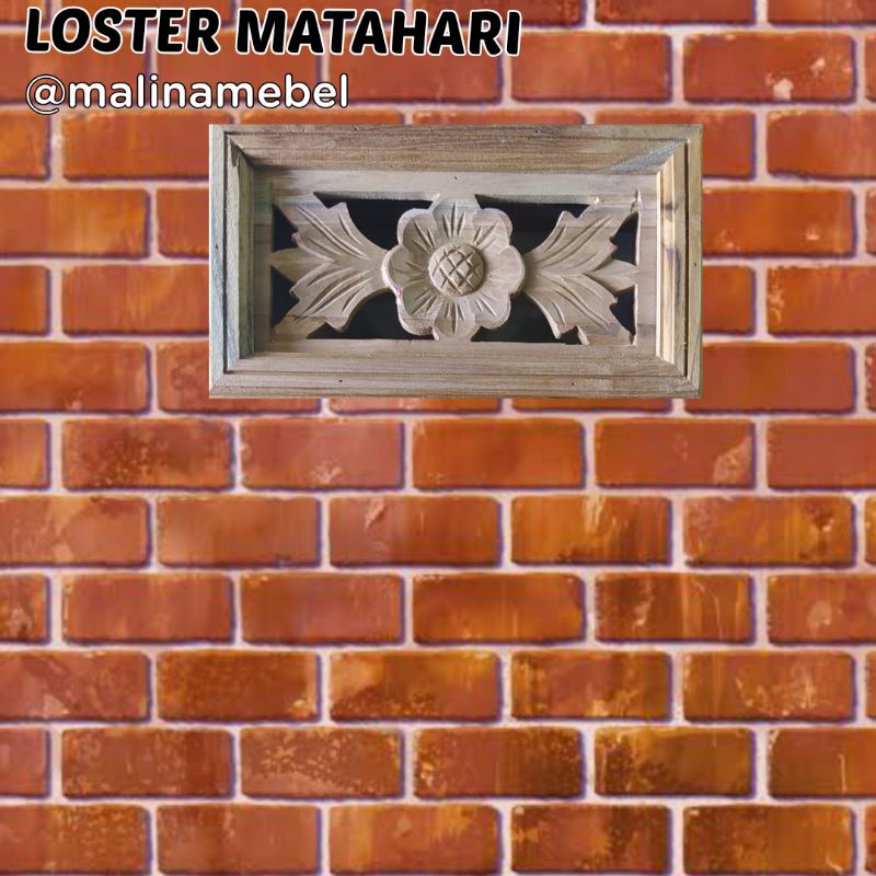 Jual Roster Kayu Jati Loster Angin Angin Fentilasi Udara | Shopee Indonesia
