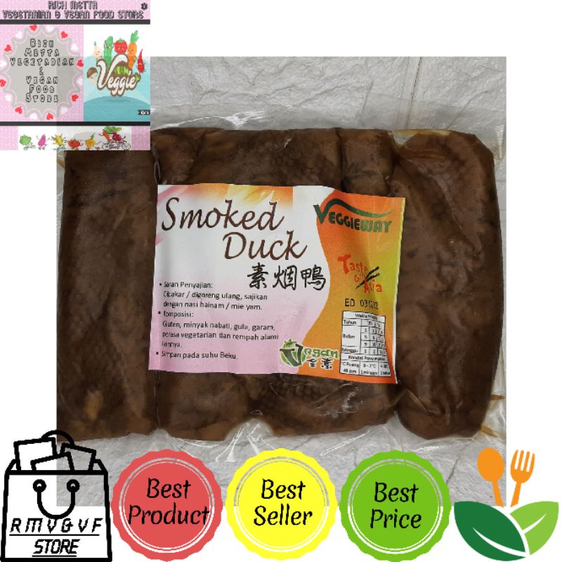 Jual Veggie Way Smoked Duck Vegan Bebek Asap Nabati Frozen Food Vegetarian Shopee Indonesia