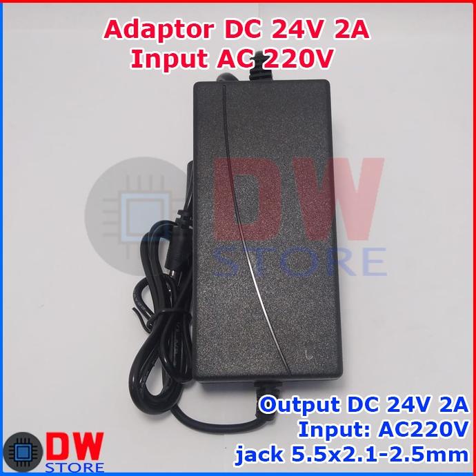 Jual ADAPTOR DC POE 24V 2A POE POWER SUPPLY 24VDC 24VDC 24V 2 AMPERE ...