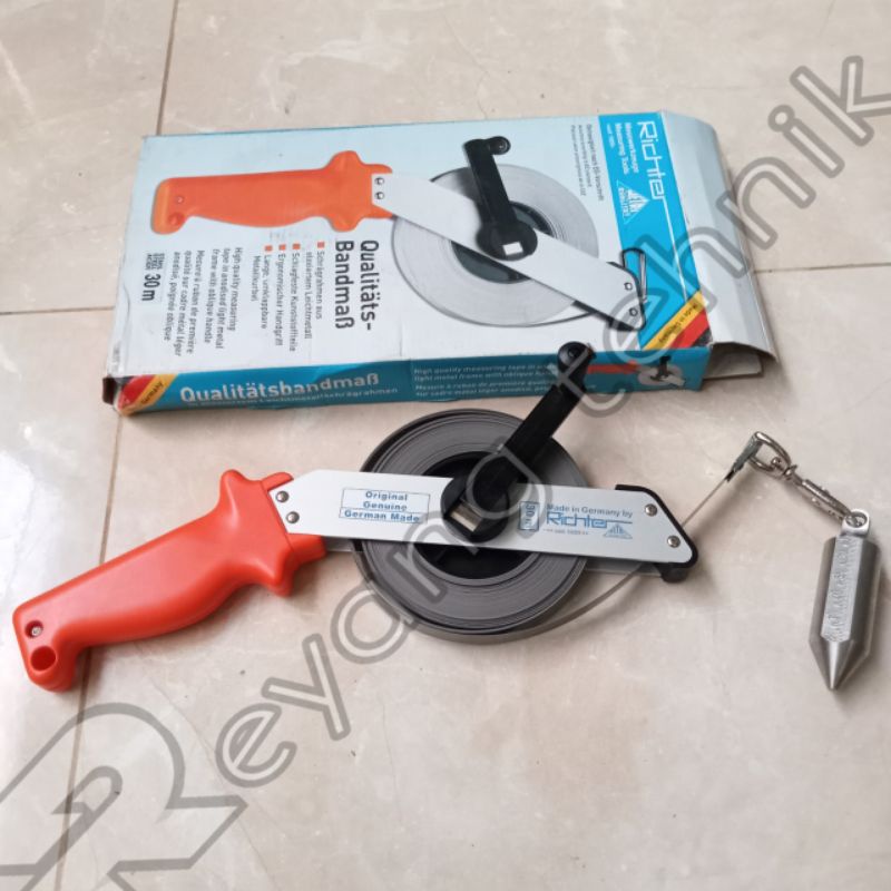 Jual Meteran Minyak Richter 30 Meter Set Oil Depth Measuring Tape ...