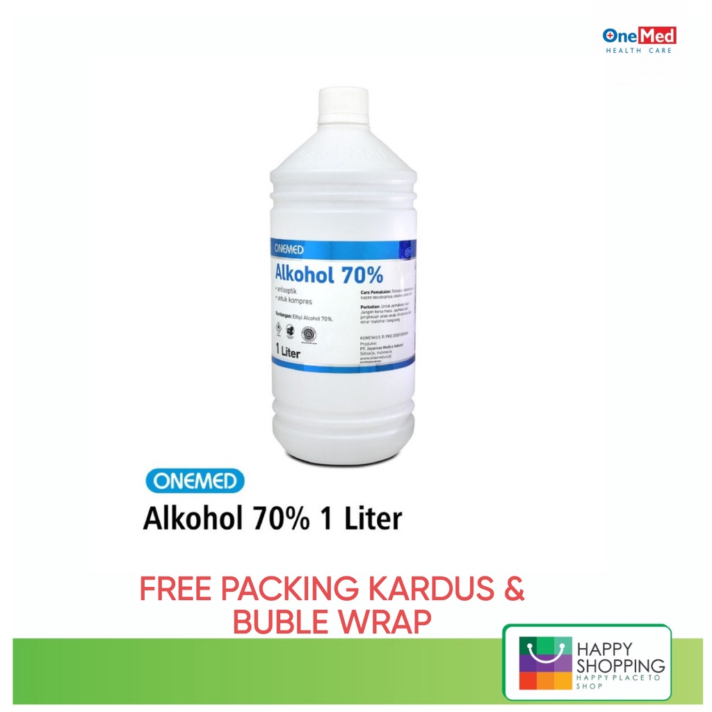 Jual Onemed Alkohol 70 1 Liter 1000 Ml Shopee Indonesia