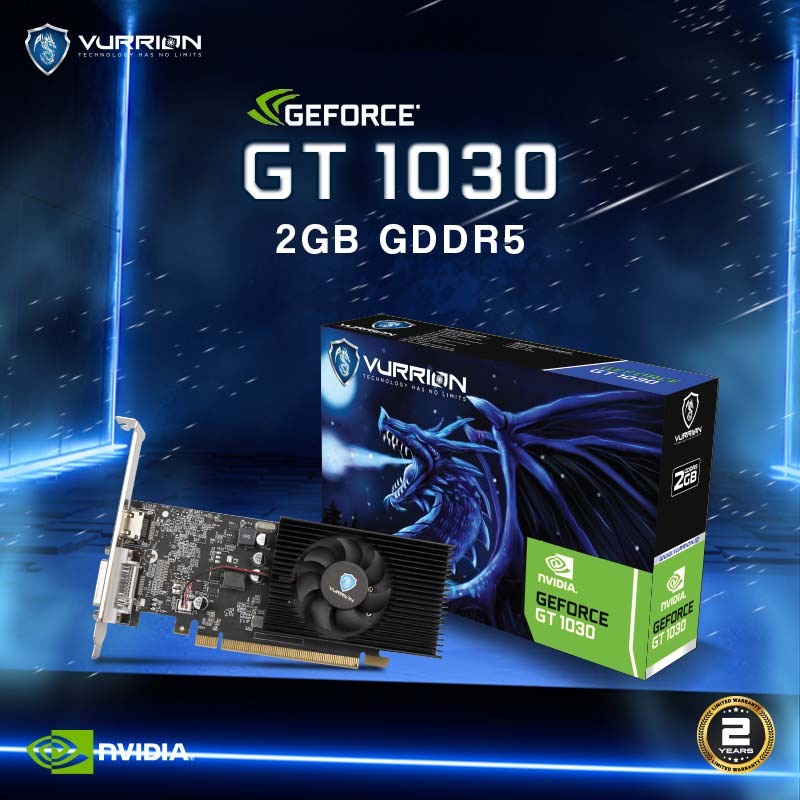 Jual VGA Geforce Nvidia GT 1030 2GB GDDR5 64Bit Vurrion [ LP -Low Profile ] GPU GT1030 Garansi ...