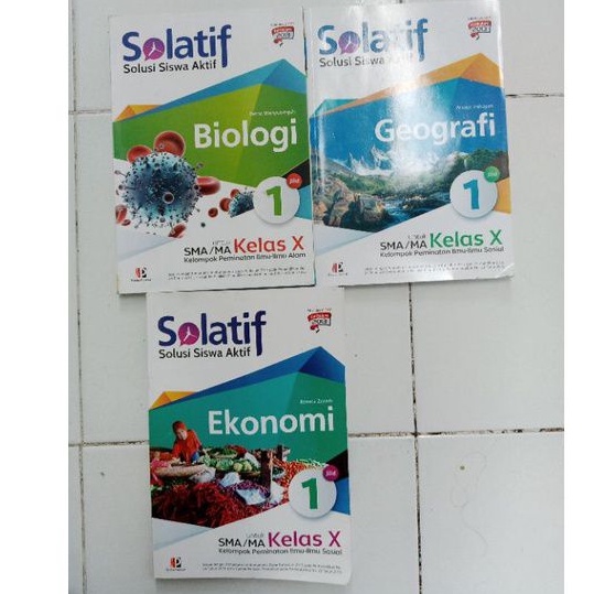 Jual solatif bio,geo,eko kelas 1 sma revisi(bebas pilih mapel) | Shopee ...