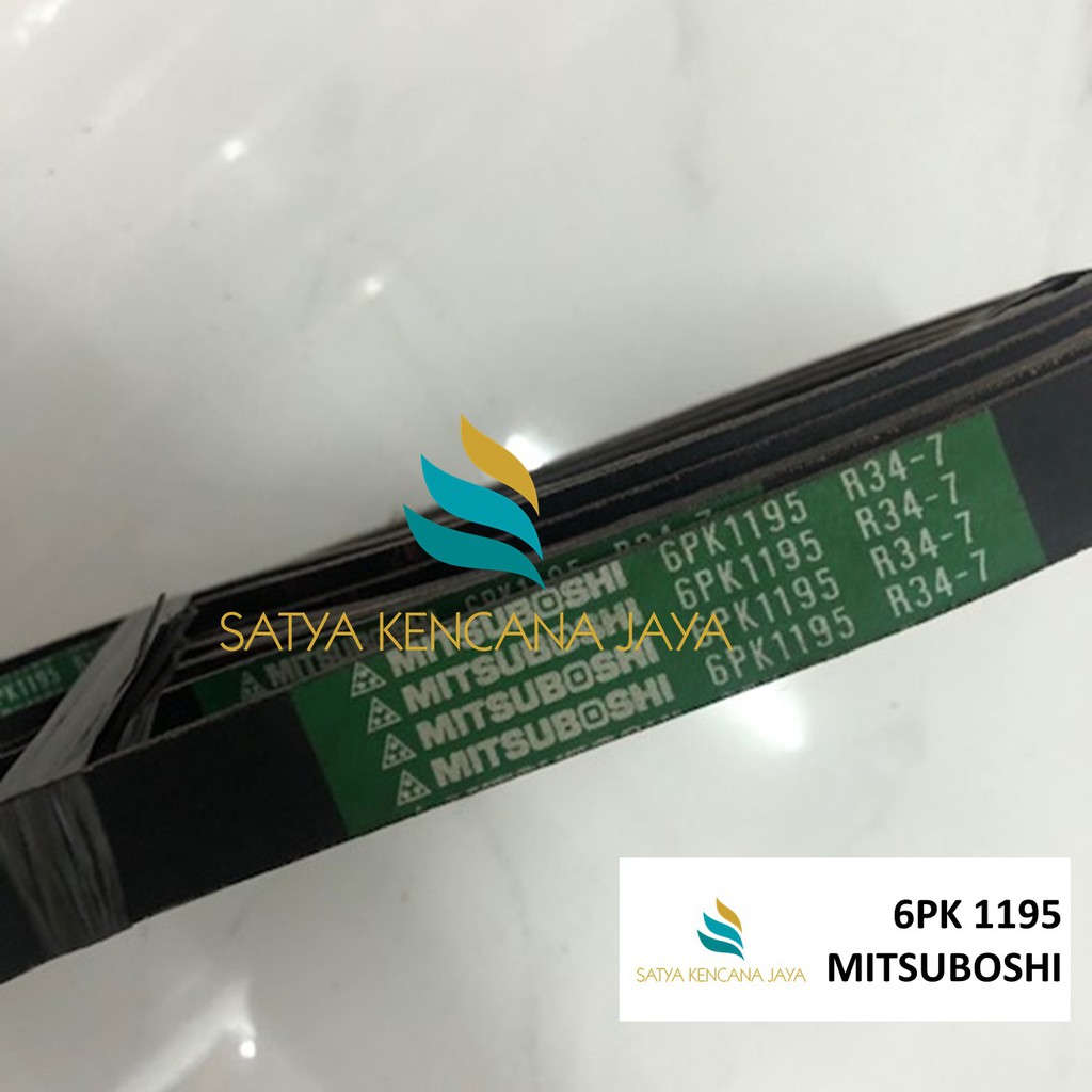 Jual V-BELT/FAN BELT MITSUBOSHI 6PK 940 /6PK 1195 /6PK 1200 /6PK 1210 ...