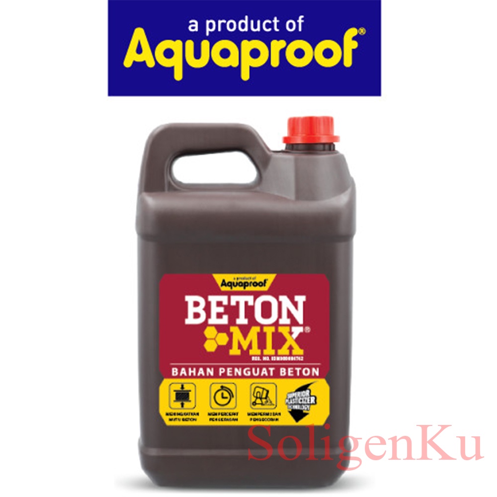 Jual BETON MIX 1L | COR MAN 1LITER /Aquaproof Beton Mix Cairan Campuran ...