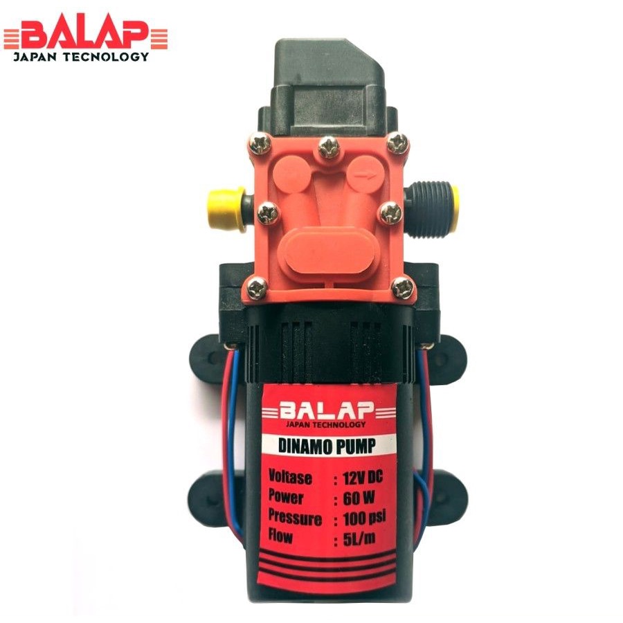 Jual Pompa DC 12 Volt Penguat Tekanan Air 100 PSI High Pressure - Pompa ...