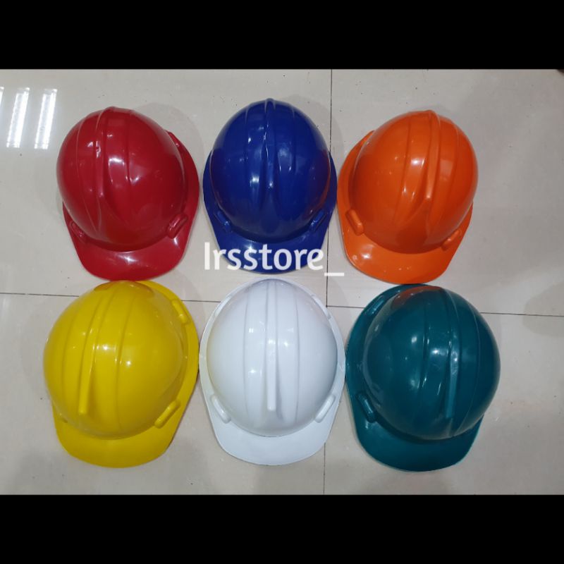 Jual helm proyek / helm safety / helm proyek putar | Shopee Indonesia