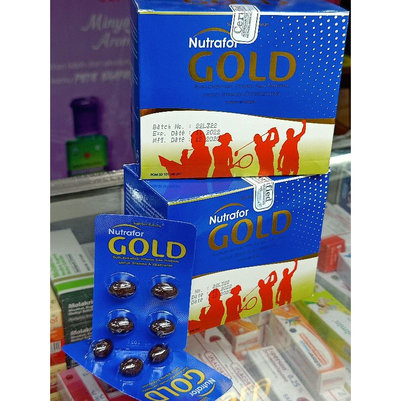 Jual Nutrafor gold( suplemen untuk stamina dan daya tahan tubuh ...