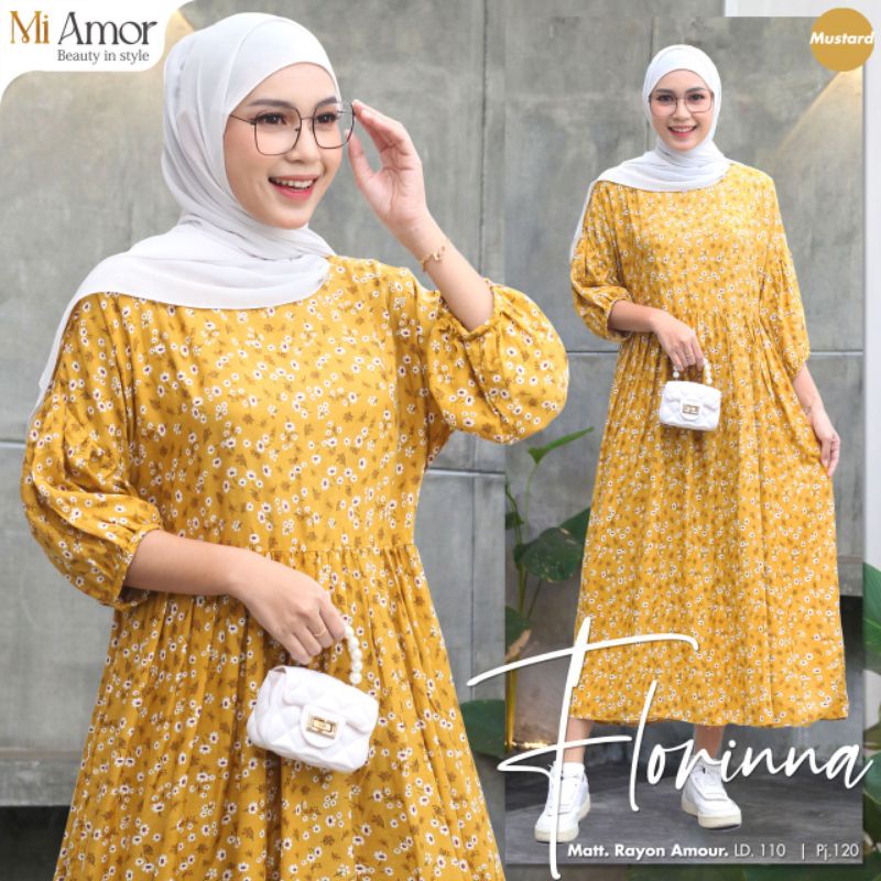 Jual Florinna midi dress by Mi Amor | Shopee Indonesia