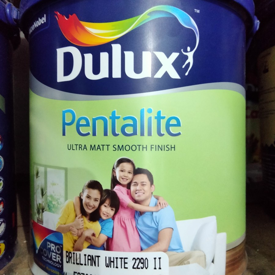 Jual cat dulux pentalite warna brilliant white | Shopee Indonesia
