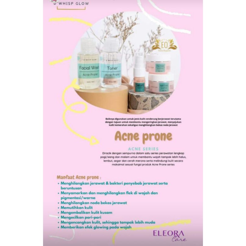 Jual Eleora dwihps glow (acne prone) | Shopee Indonesia