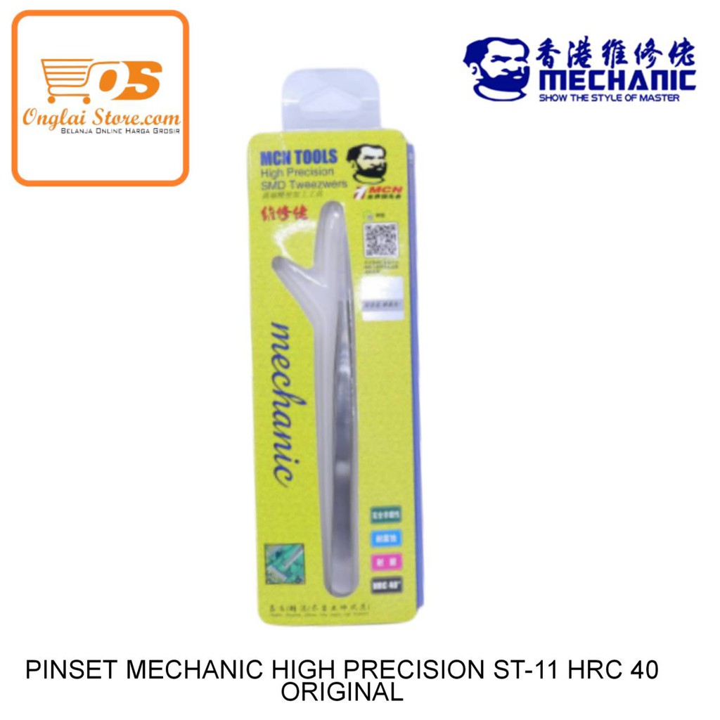 Jual Pinset / Tweezer / MECHANIC HIGH PRECISION ST-11 HRC 40 ORIGINAL ...