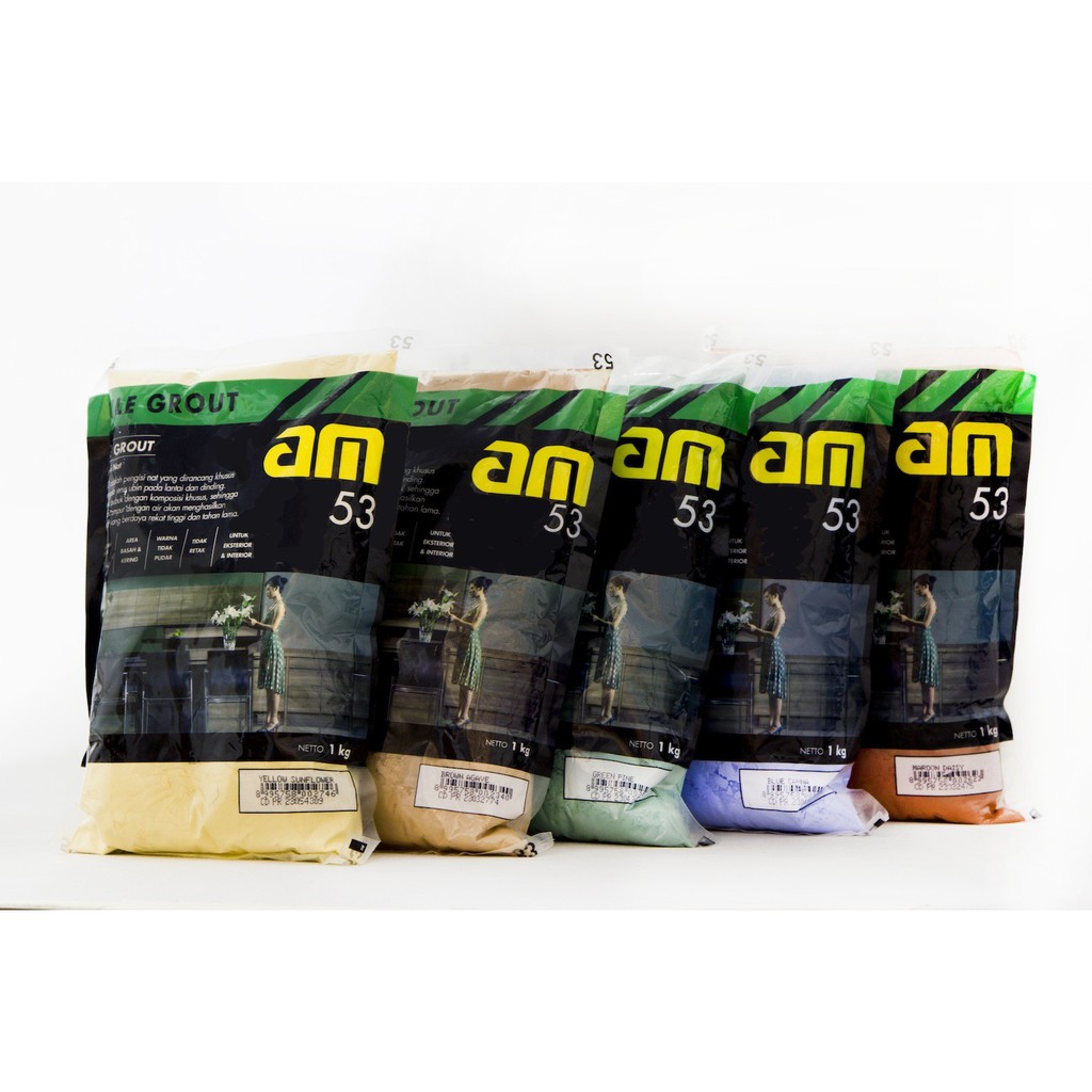 Jual Nat Keramik AM 53 Beraneka Warna/ Tile Grout /Semen Warna ...