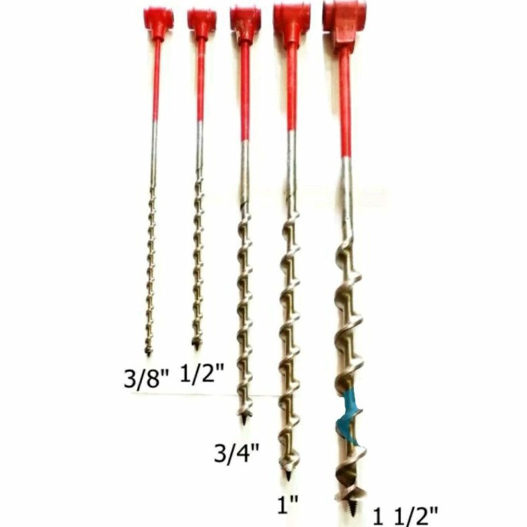 Jual Mata Bor Kayu Manual Putar Tangan Naga Nagel 6 8 10 12 16 19 22 30 ...