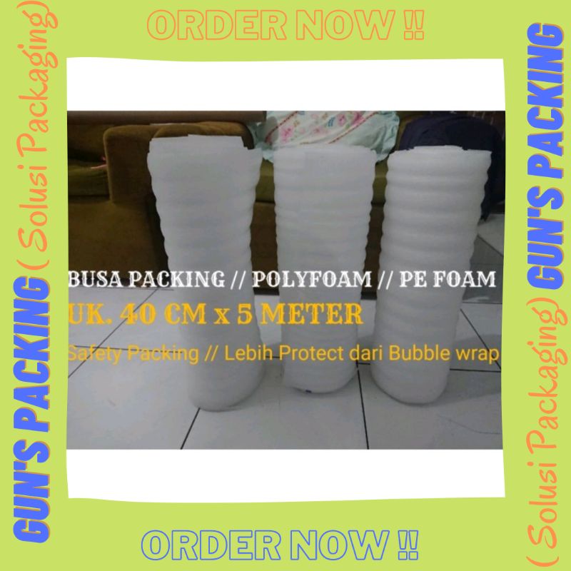 Jual Busa Packing UK 40cm x 5 meter [ Safety Packing / Lebih Protect ...