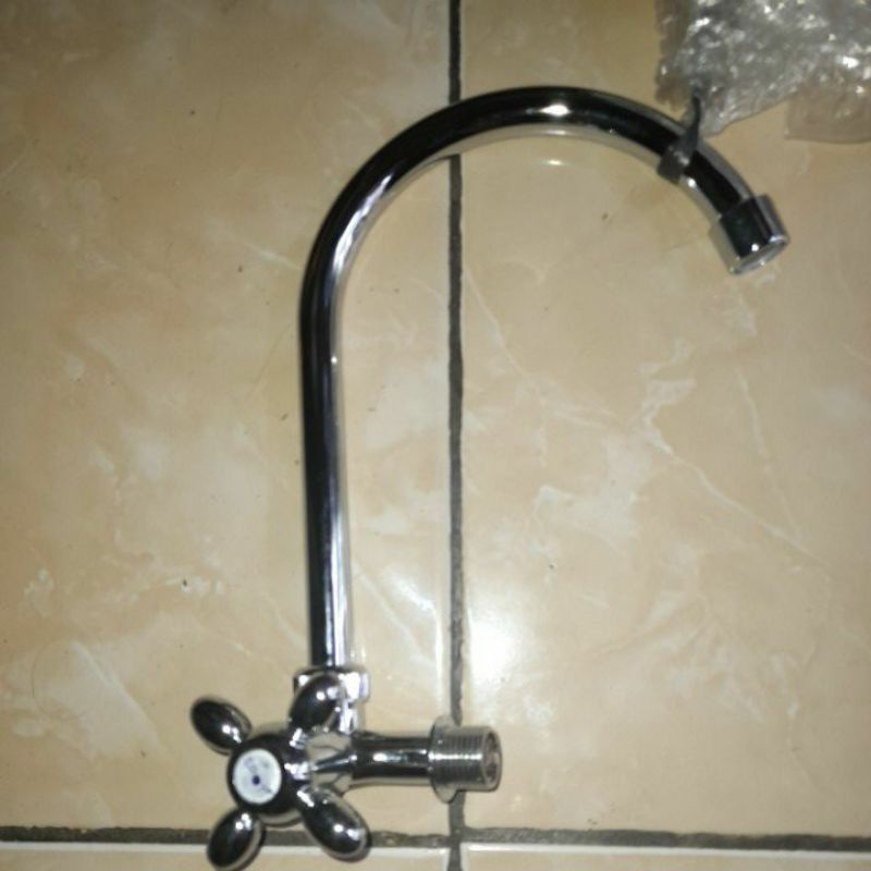 Jual Kran cuci piring/kran wastafel crom" Murah" | Shopee Indonesia
