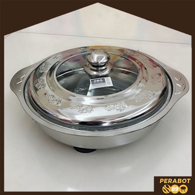 Jual Tempat Makan Prasmanan Fast Food Dish Bulat | Shopee Indonesia