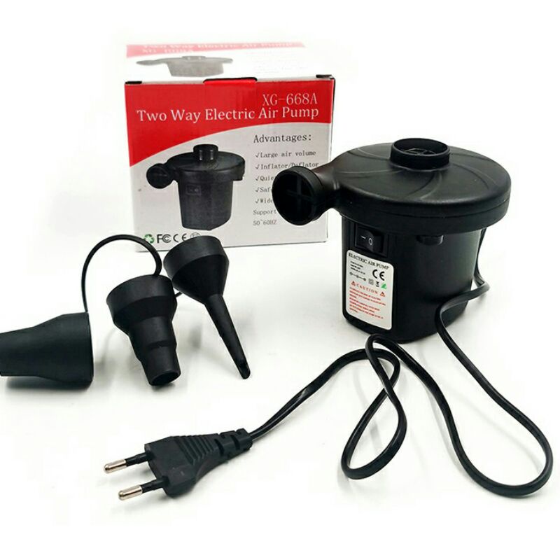 Jual Pompa Angin Elektrik 2 in 1 Air Pump Vacuum Compresion Duuti cz-198b Black | Shopee Indonesia