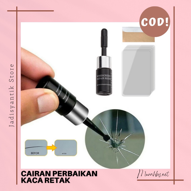 Jual Lem Kaca Mobil Anti Retak Windshield Repair Kit Murah - Cairan ...