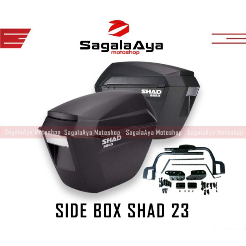 Jual Side Box Motor SHAD SH 23 Terbaru dan Terlaris SH23 versys CB ...