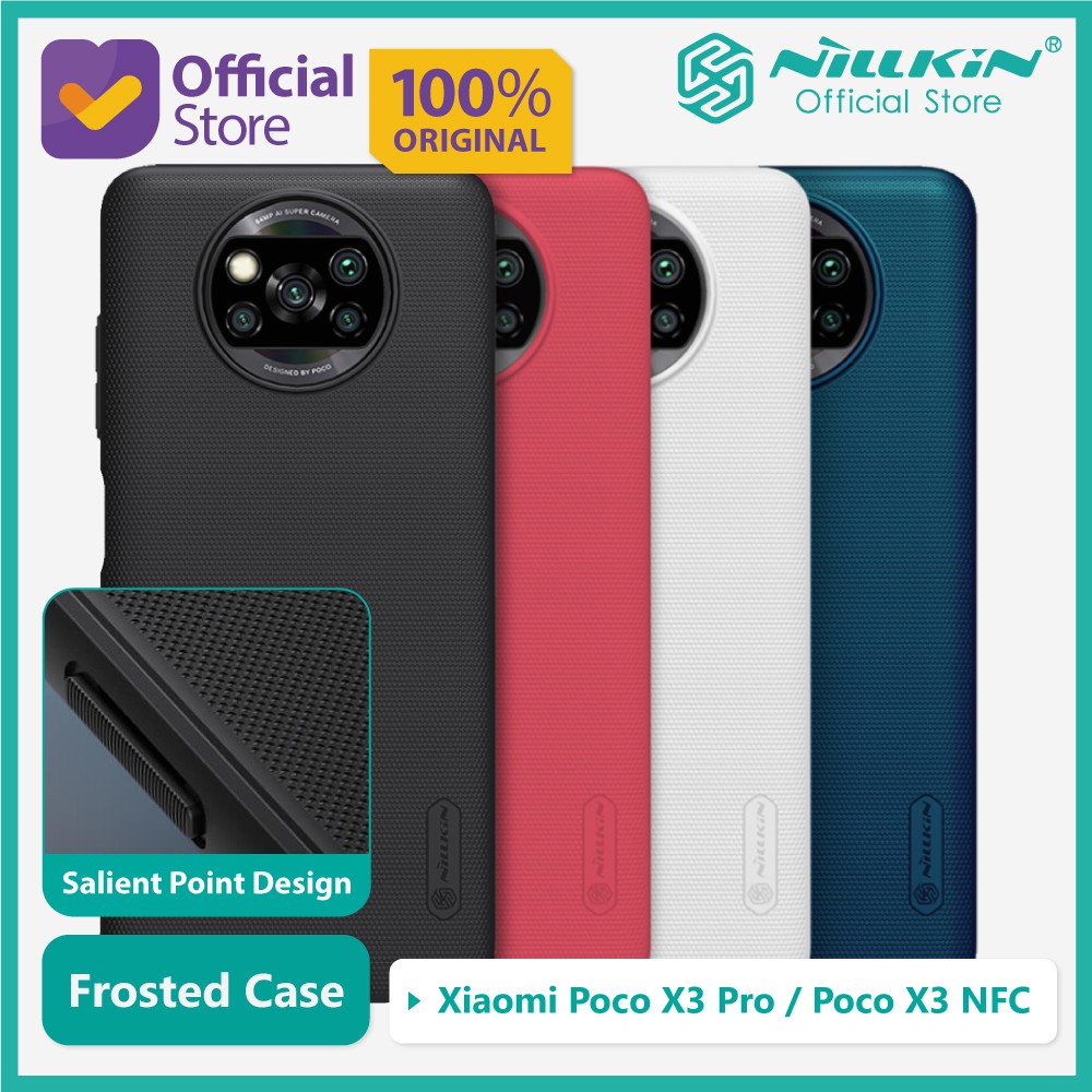 Jual Hard Case Xiaomi Poco X3 Pro / NFC Nillkin Frosted Casing | Shopee ...